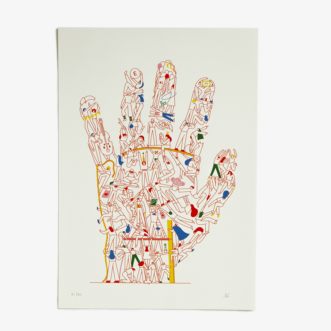 Mano creadora · Leandro Mangado